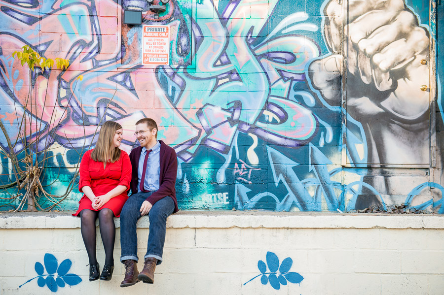 Bloomington IN Engagement + Wedding Photography | Downtown | Caitlyn + Jack