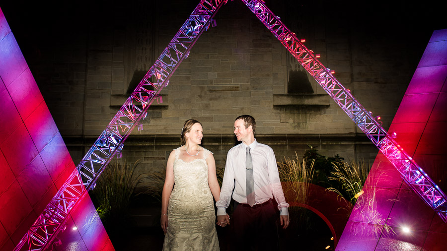 IU Auditorium Wedding Bloomington | Taryn + Matt