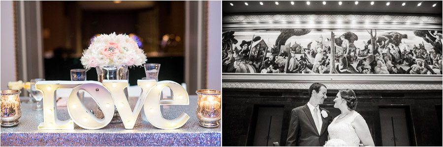 IU Auditorium Wedding Bloomington | Taryn + Matt