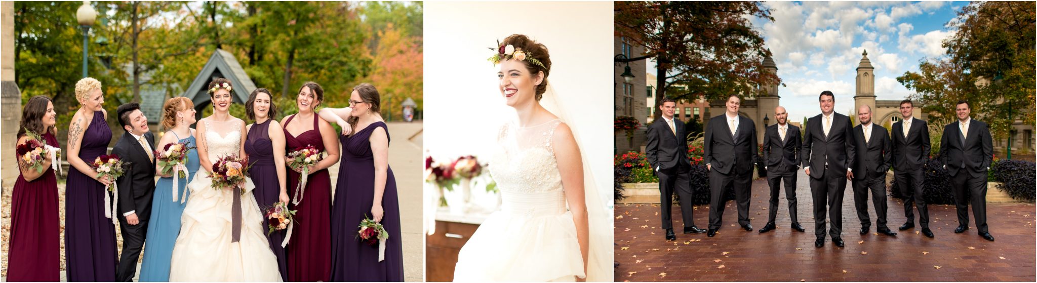 Mary + Jason's Morning Wedding at IU Bloomington's Tudor Room