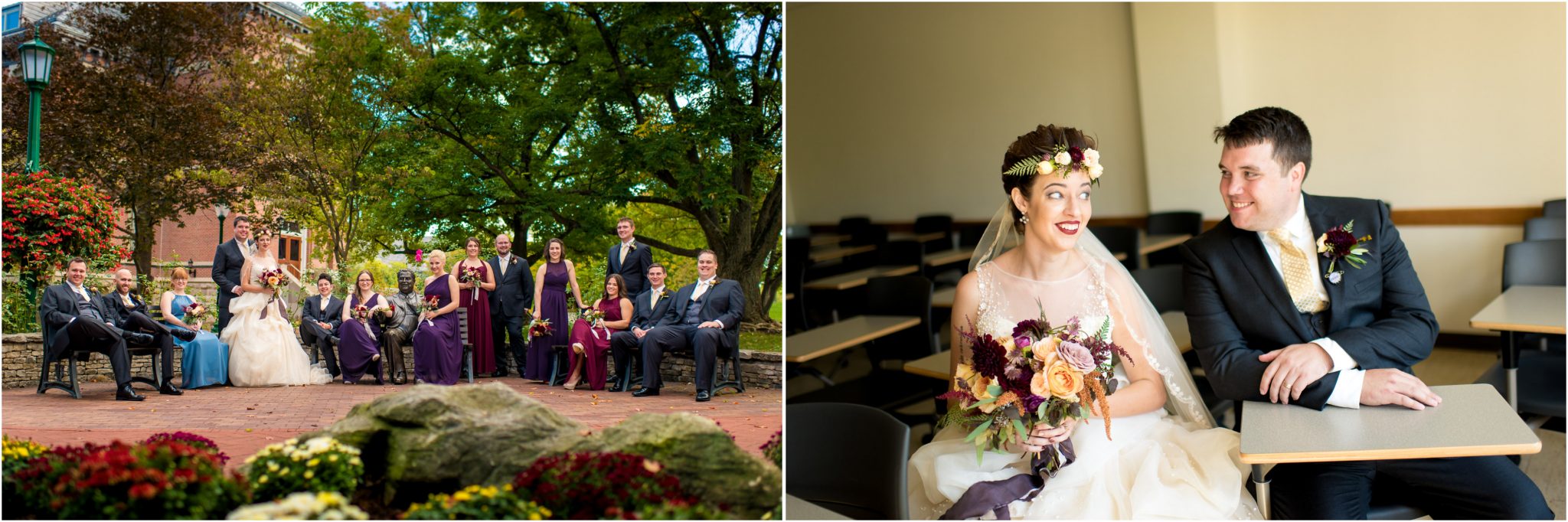 Mary + Jason's Morning Wedding at IU Bloomington's Tudor Room